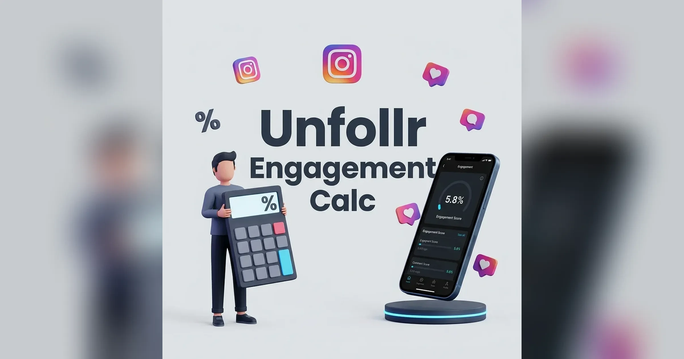 Instagram Engagement Rate Calculator & Formula (2026) - Unfollr Blog
